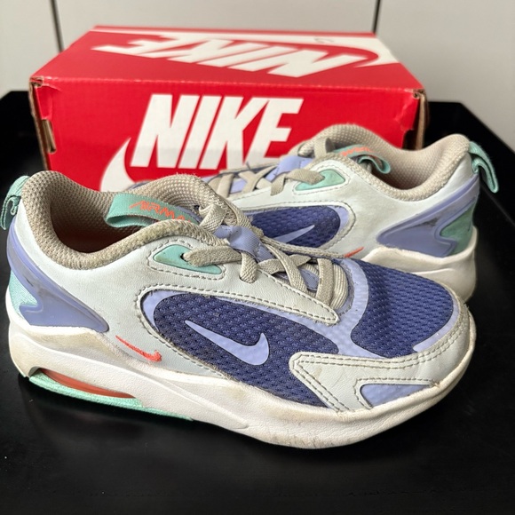 Nike | Shoes | Nike Air Max 27 Toddler Blue And White Retro Sneakers 0c ...